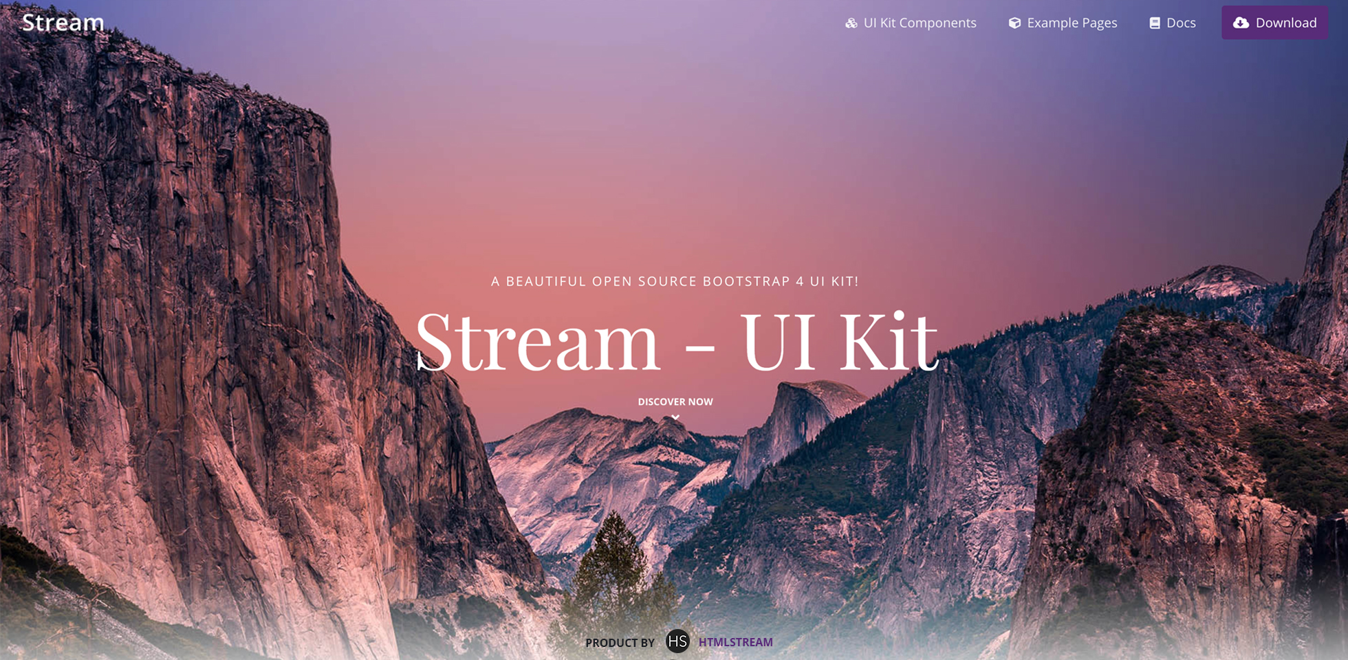 Free Download: Stream - Bootstrap 4 UI Kit