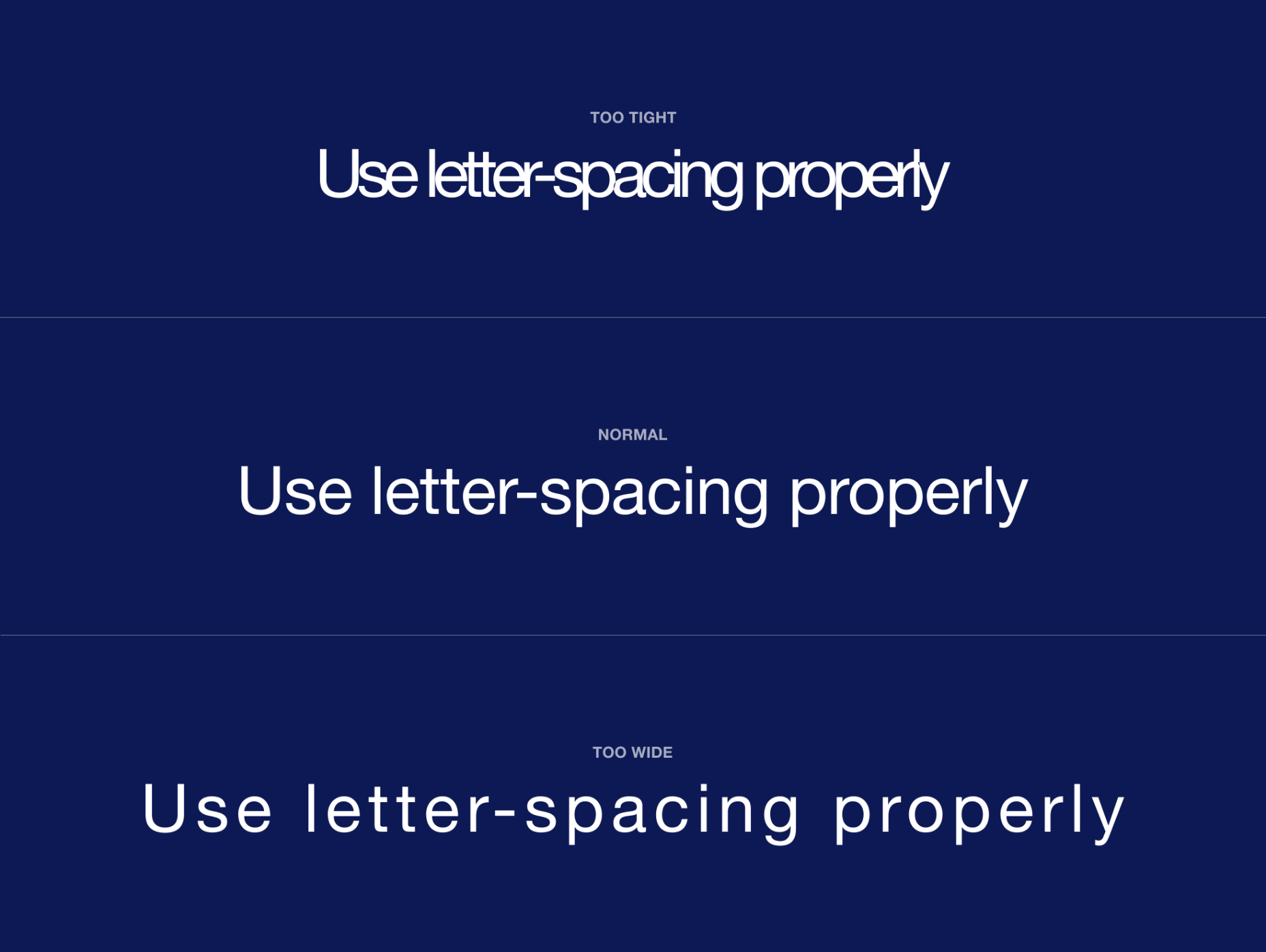 The Designer’s Guide to Letter-Spacing