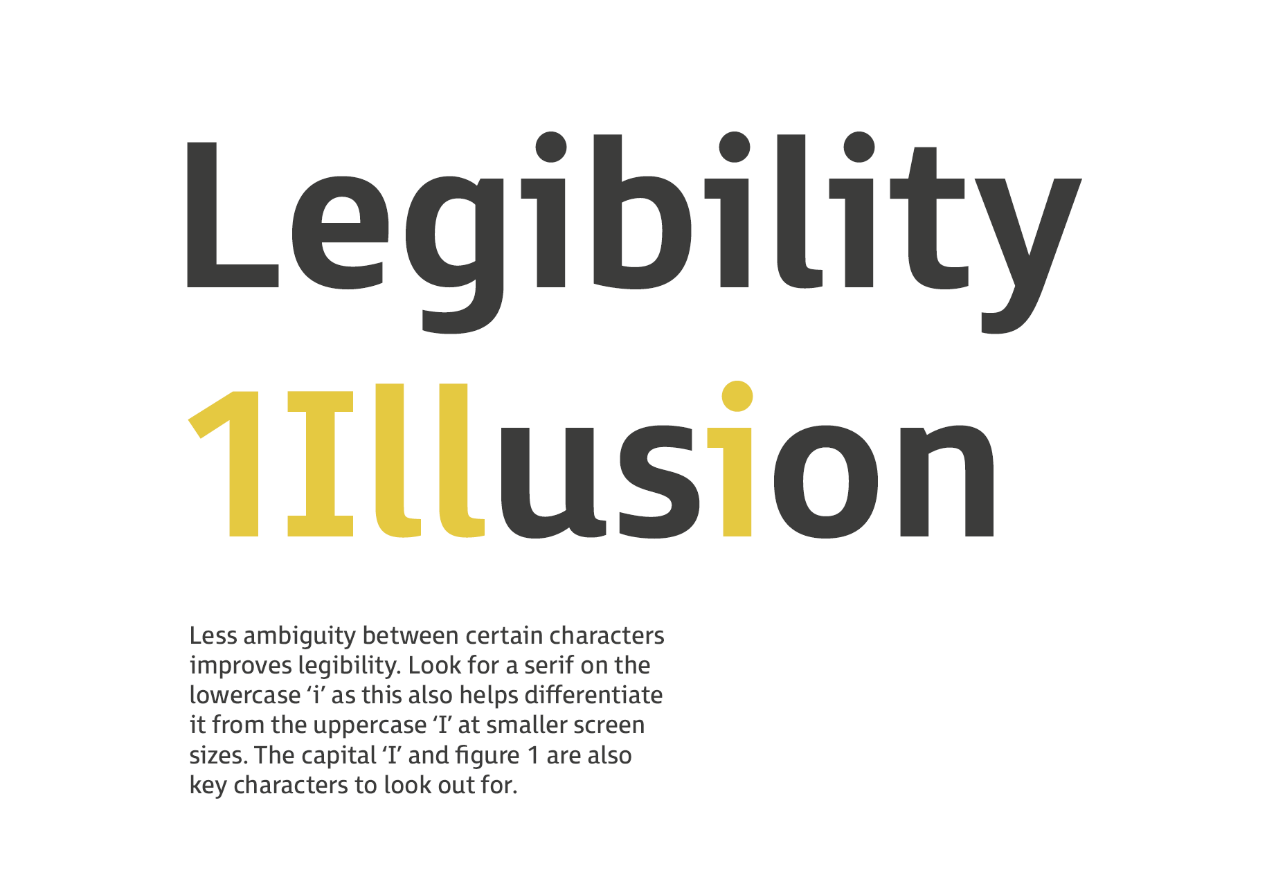 How to choose an accessible typeface