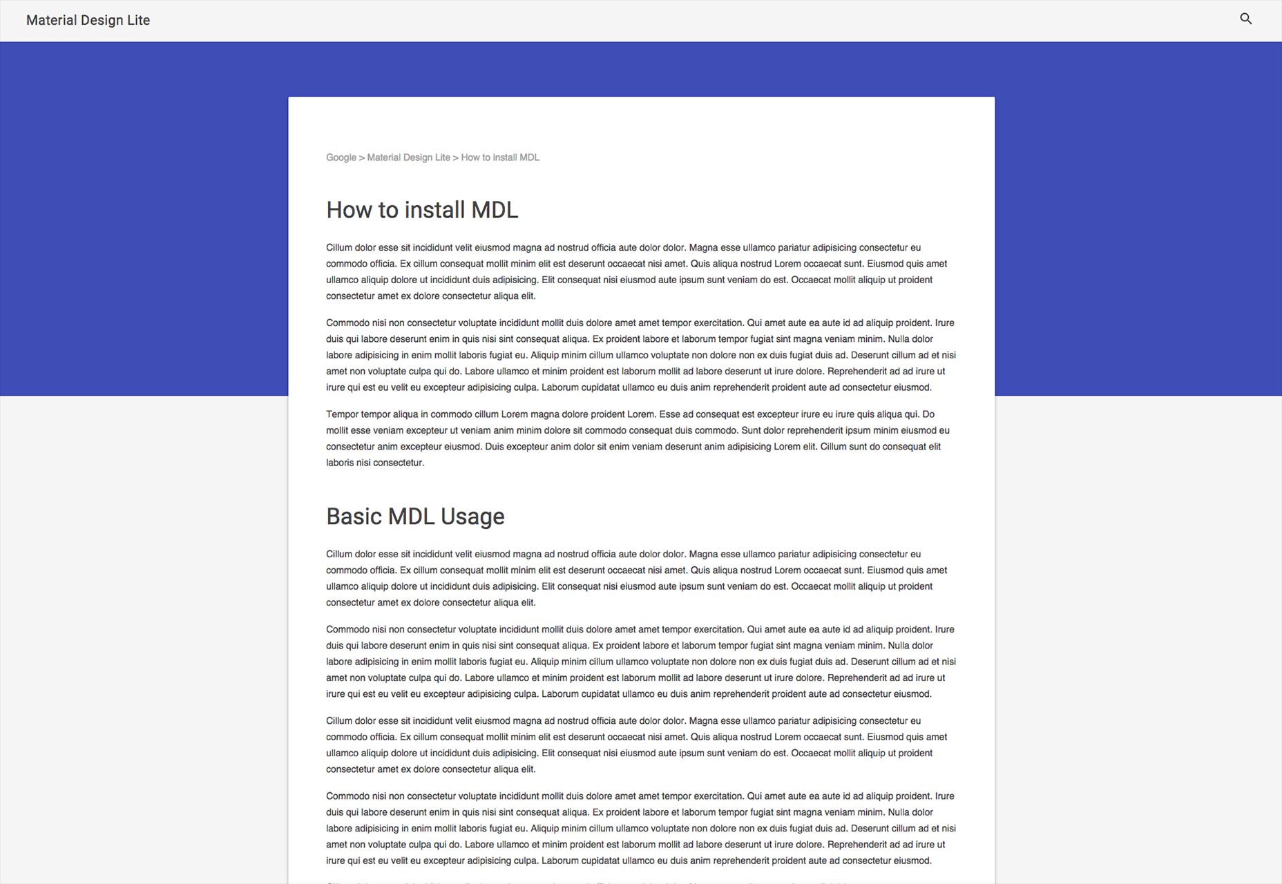 Google unveils Material Design Lite