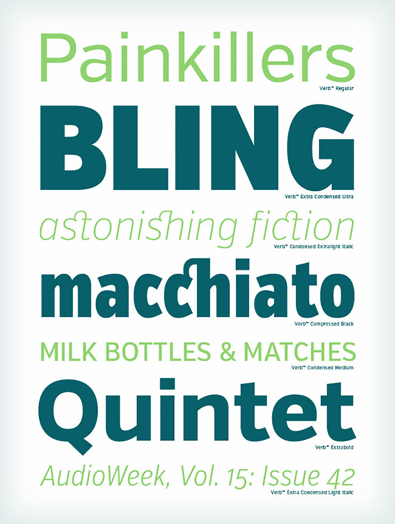 Deal of the week: Verb Font Family | Web Designer Depot