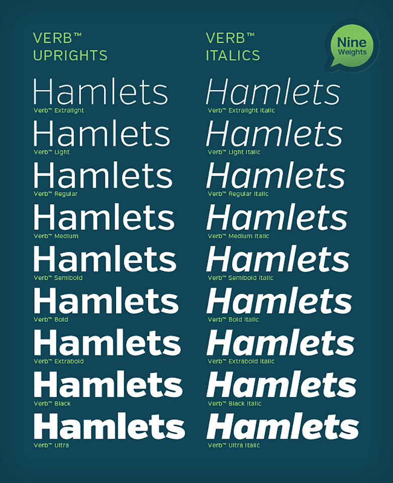 Deal of the week: Verb Font Family | Web Designer Depot