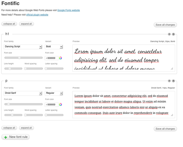 7 WordPress plugins for font replacement