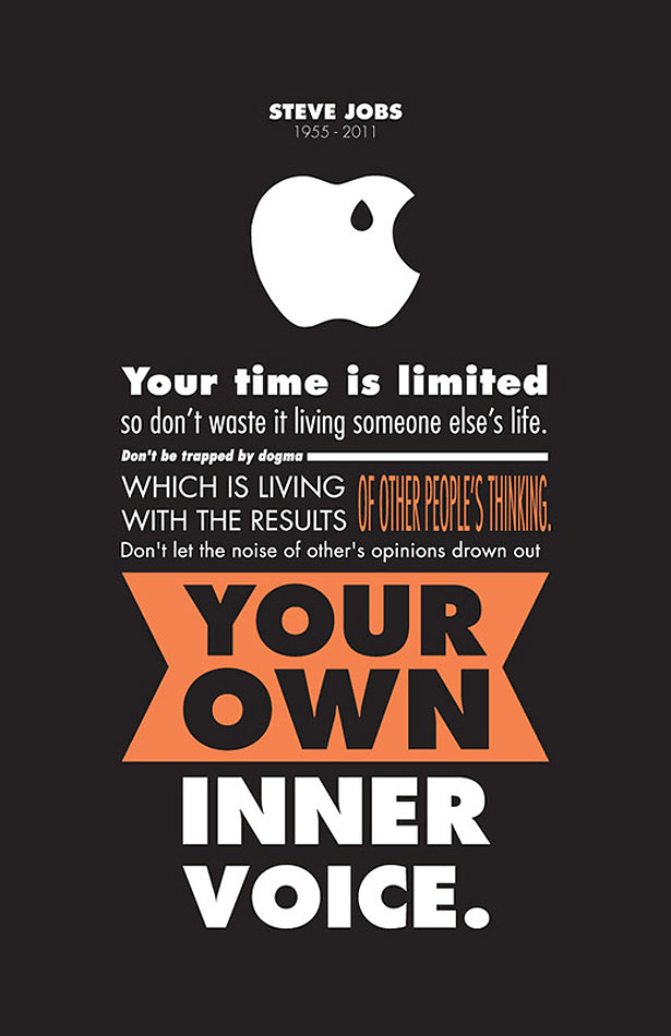 50 Graphic tributes to Steve Jobs