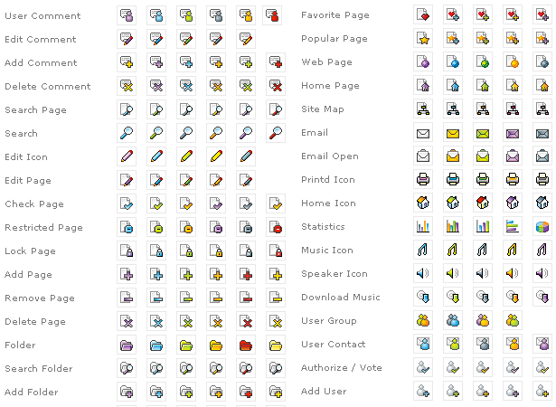 A Collection of Mini Icon Sets