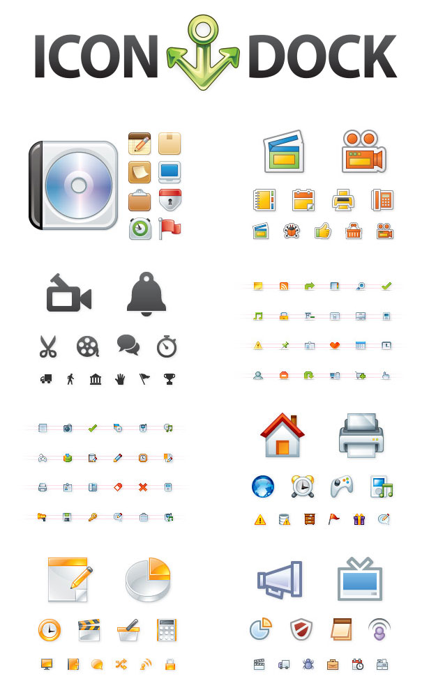 Win 10 Fantastic Icon Sets from IconDock